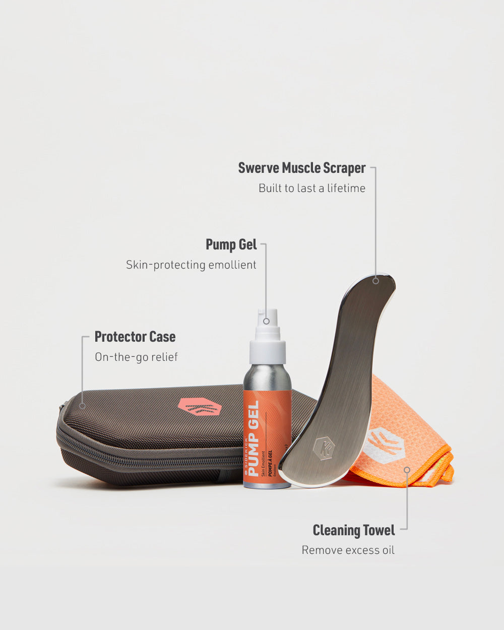 Swerve Muscle Scraper for Muscle Pain and Fascia Release | Sidekick