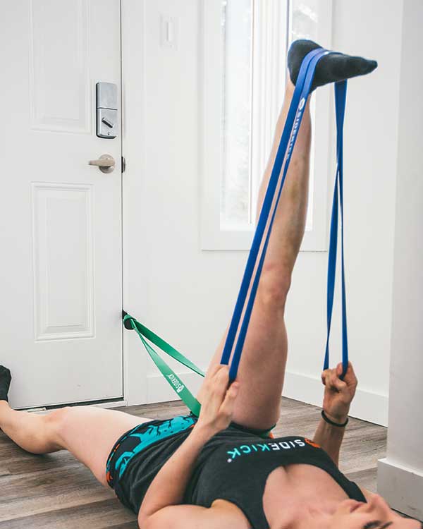 Stretch Pack for Sore Hips, Legs, Back and Common Injuries | Sidekick